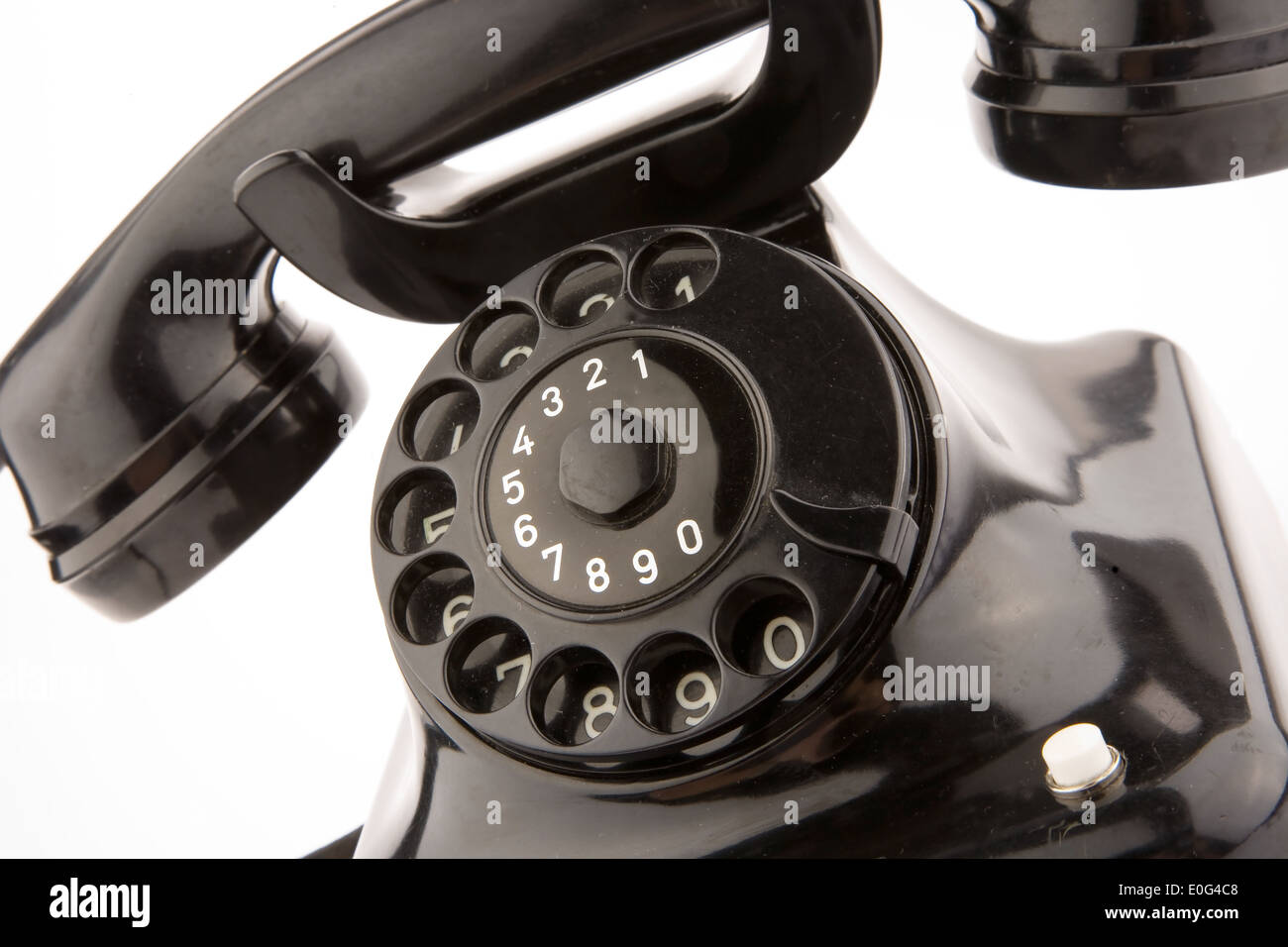old Antique phone telephone vintage Stock Photo - Alamy