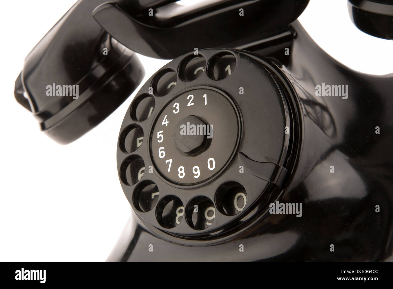 old Antique phone telephone vintage Stock Photo - Alamy
