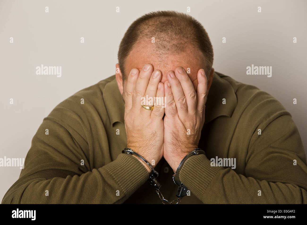 Handcuffs , Handschellen Stock Photo - Alamy