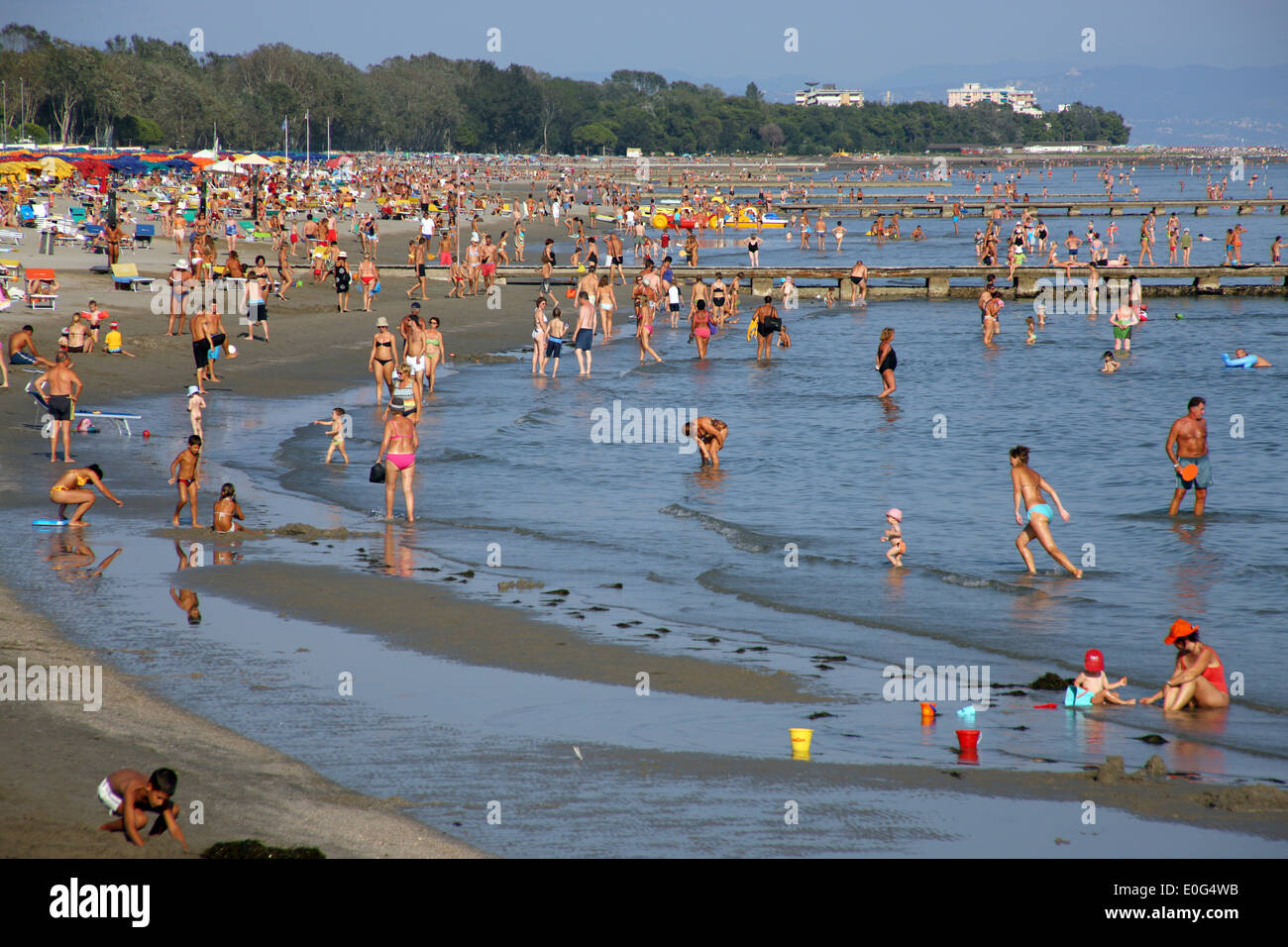"Italy, Grado, beach; ", "Italien, Grado ,Strand Stock Photo, Royalty ...