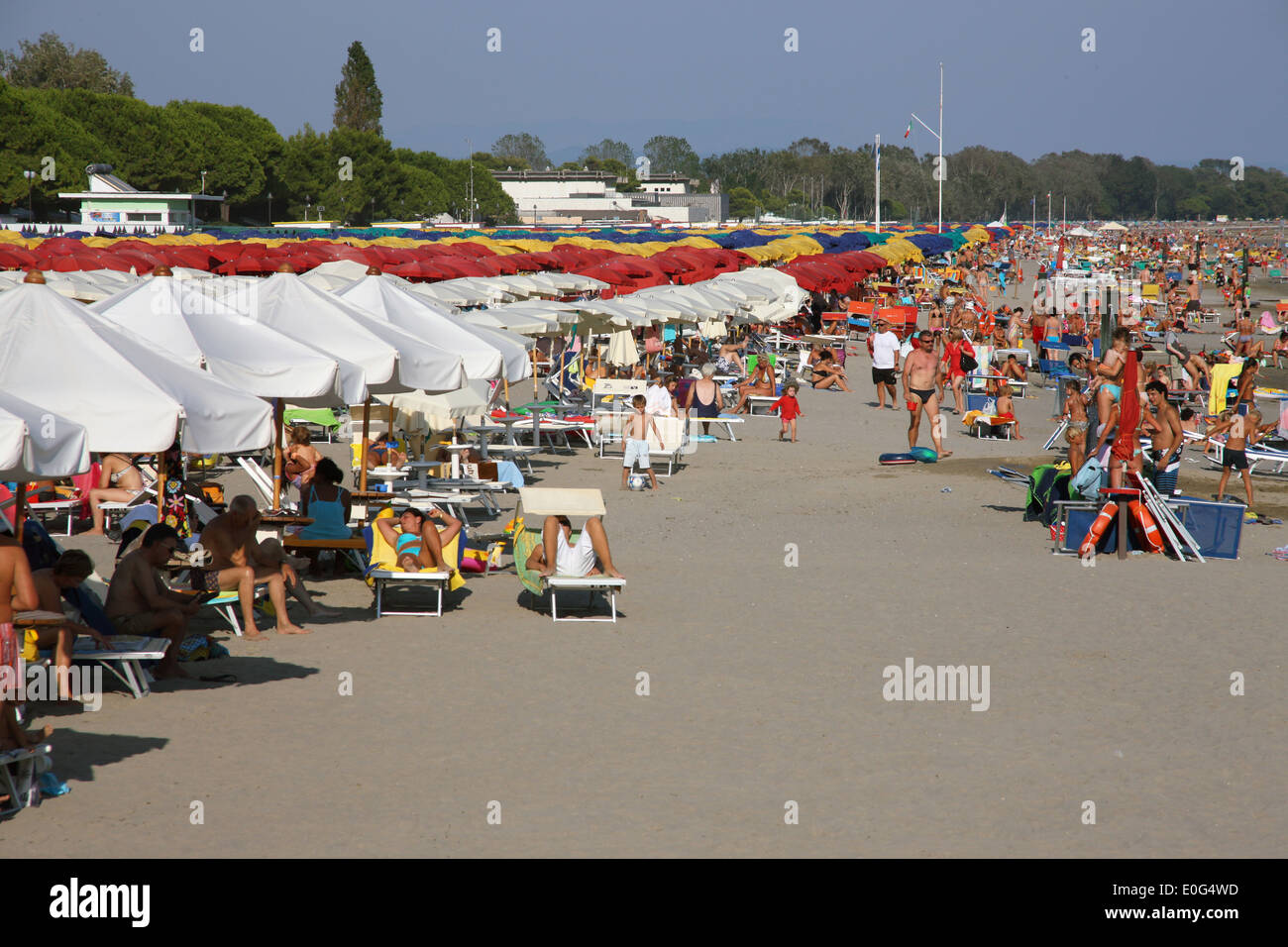 "Italy, Grado, beach; ", "Italien, Grado ,Strand Stock Photo - Alamy