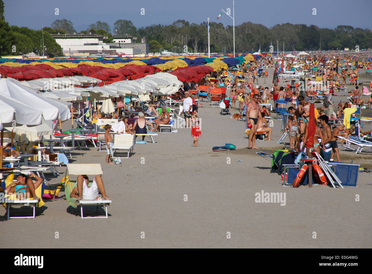 "Italy, Grado, beach; ", "Italien, Grado ,Strand Stock Photo - Alamy