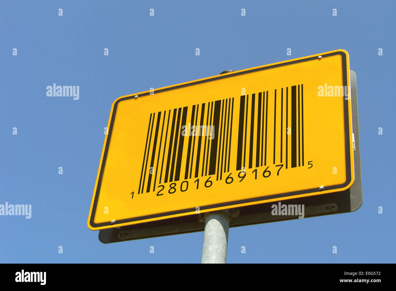 Sign Code, barcode Stock Photo - Alamy