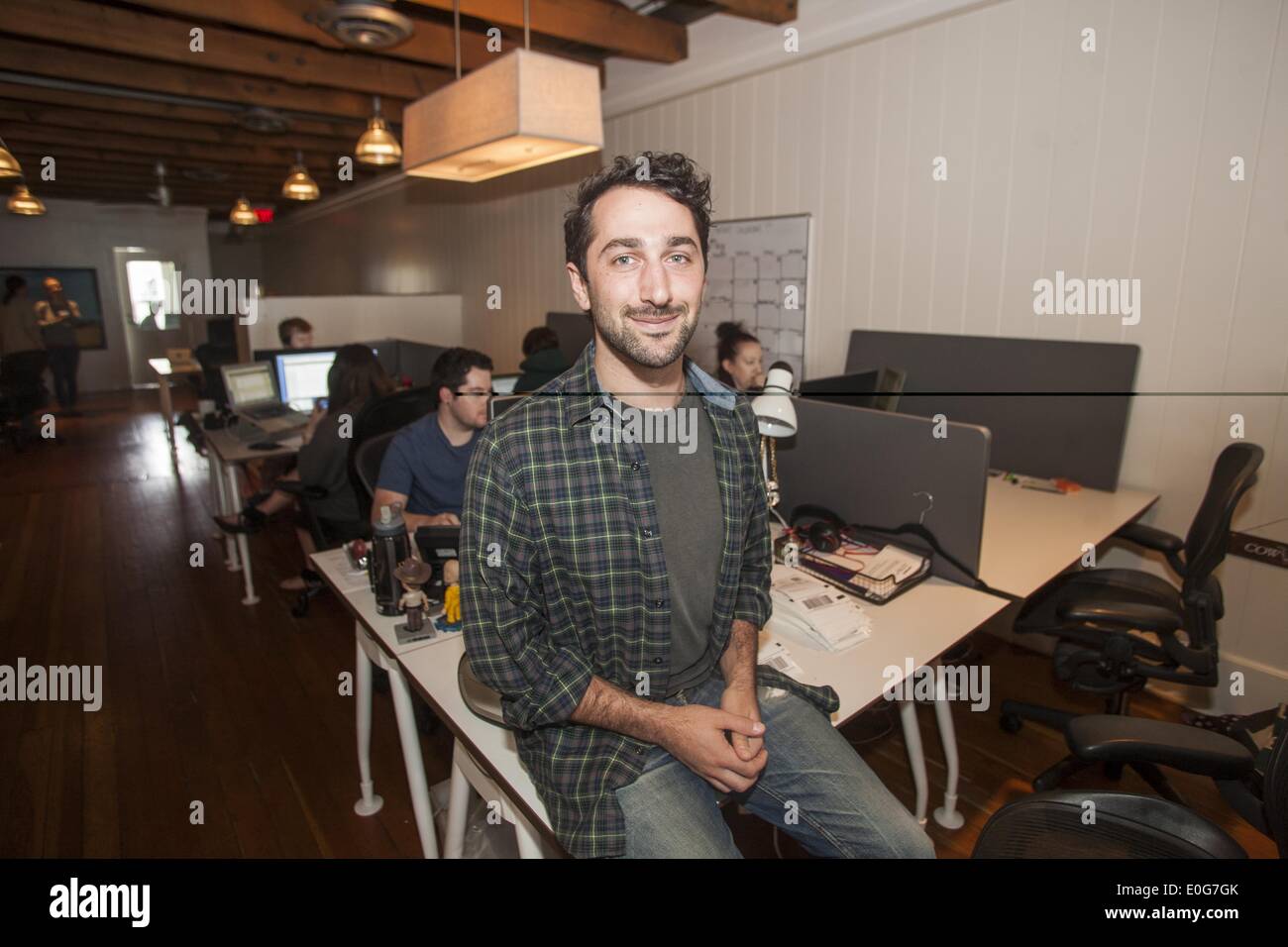 Los Angeles, California, USA. 6th May, 2014. Sam Teller, co-founder and ...
