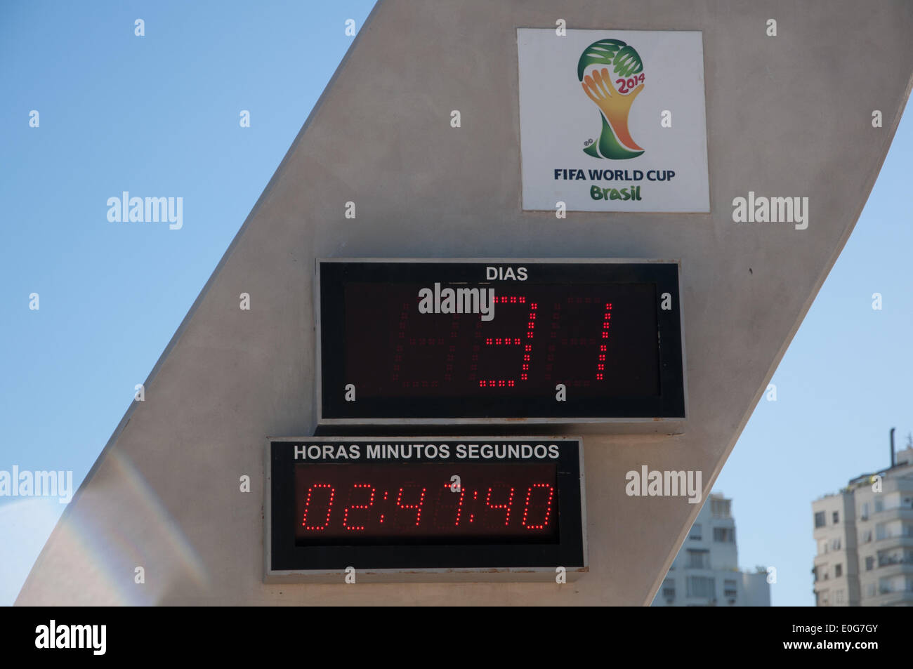 Copacabana beach clock hi-res stock photography and images - Alamy