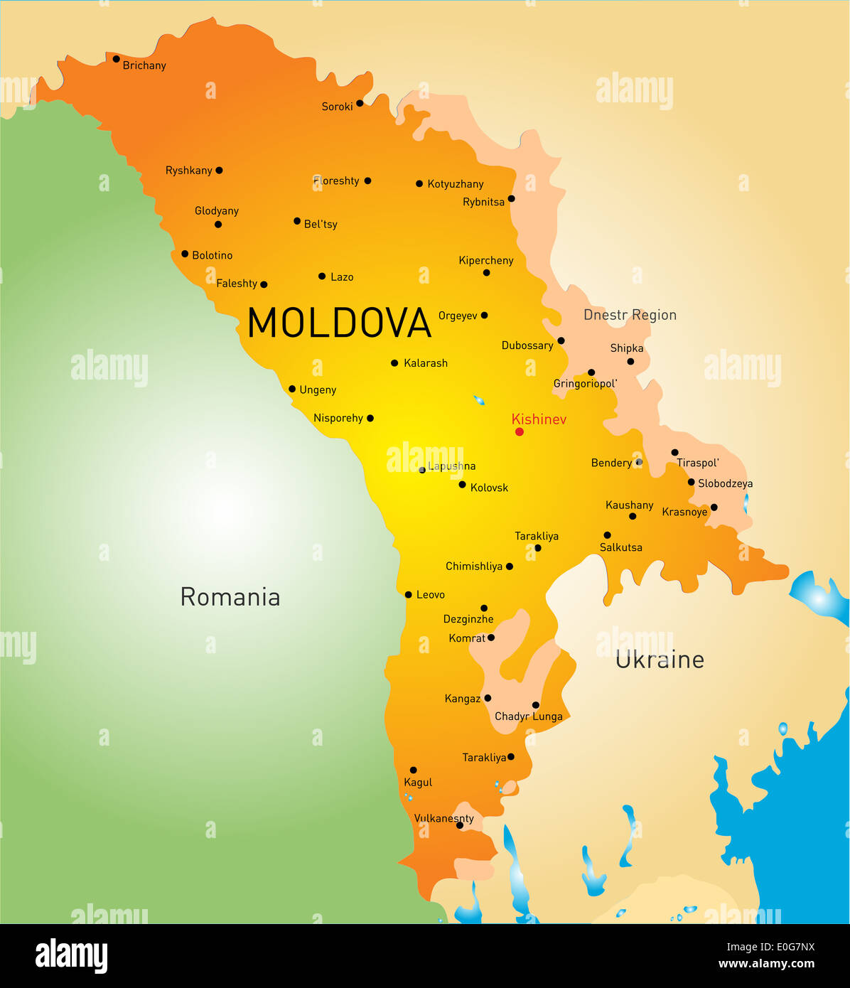 Map of falesti hi-res stock photography and images - Alamy