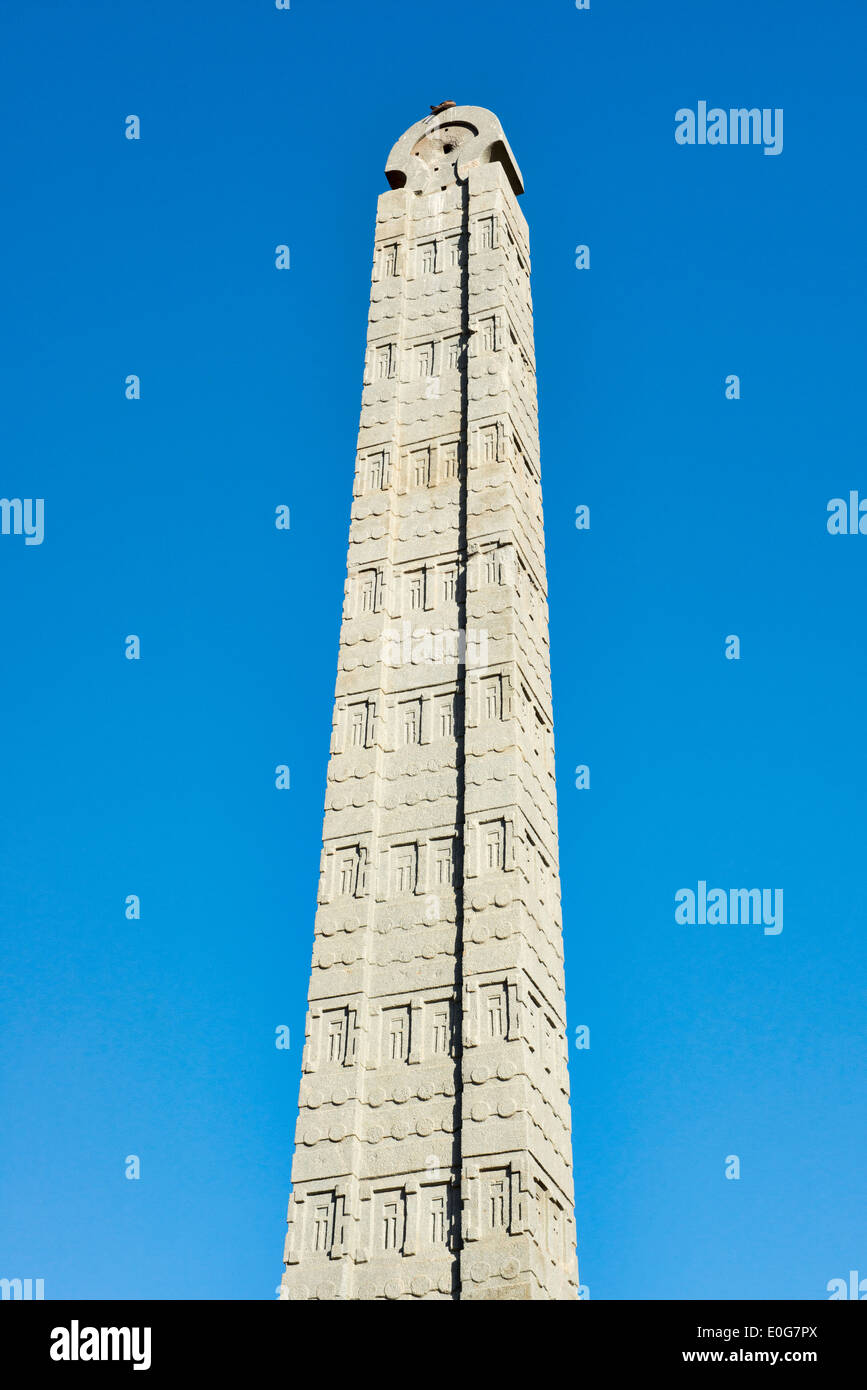The obelisk at Axum, Ethiopia Stock Photo - Alamy