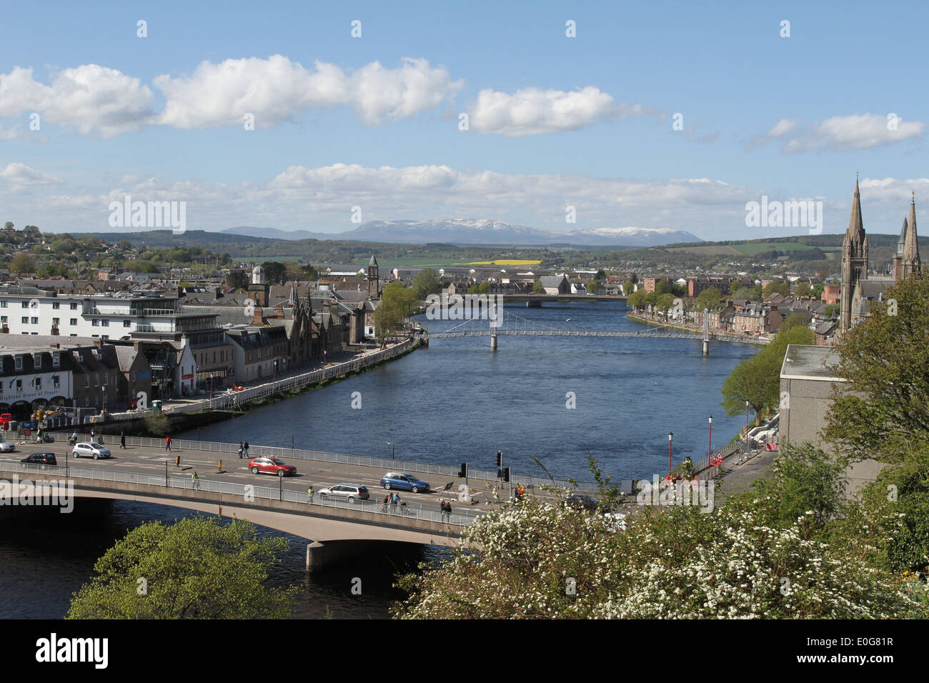 River ness bridges hi-res stock photography and images - Alamy