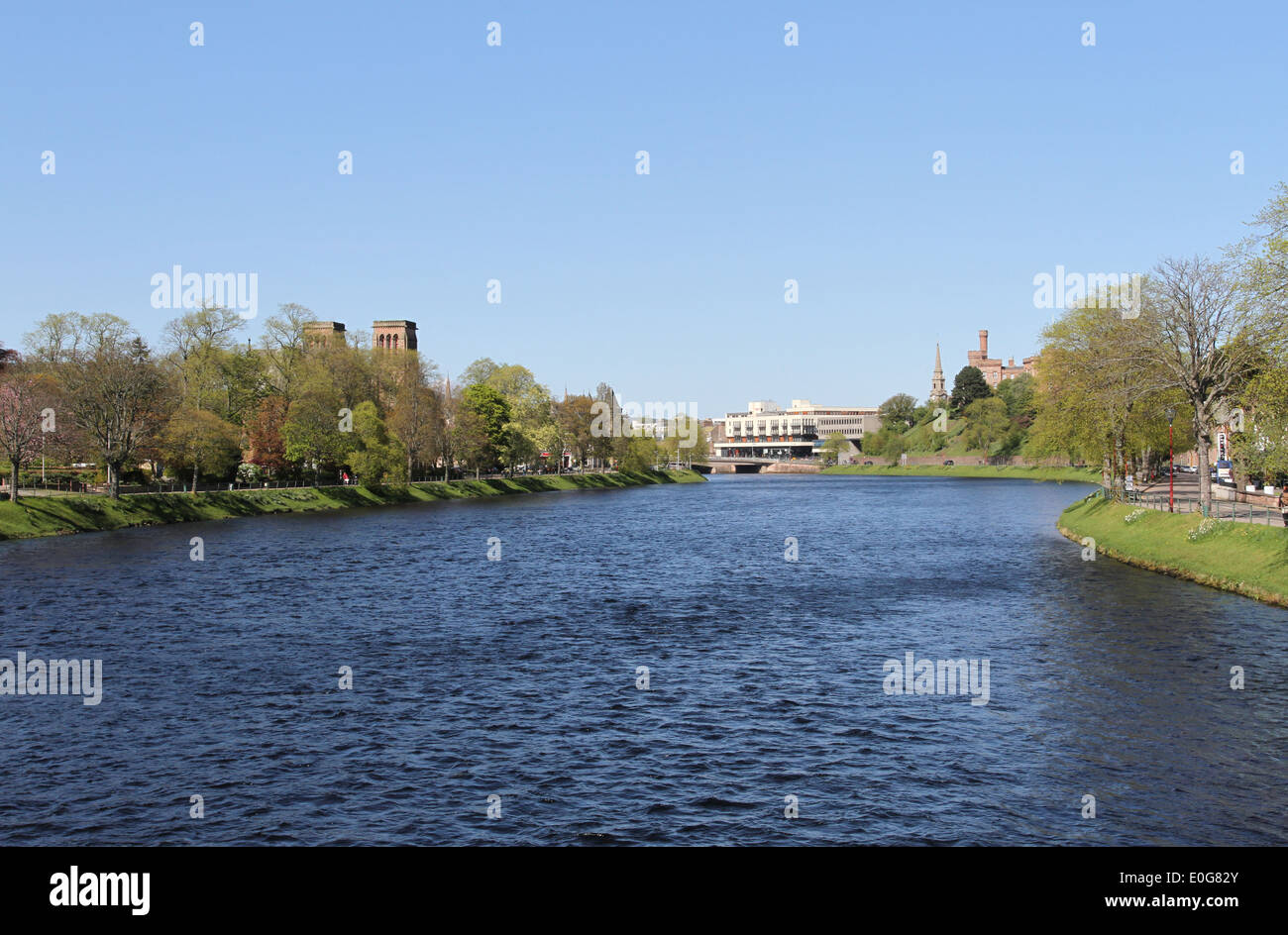 River ness inverness skyline scotland hi-res stock photography and ...