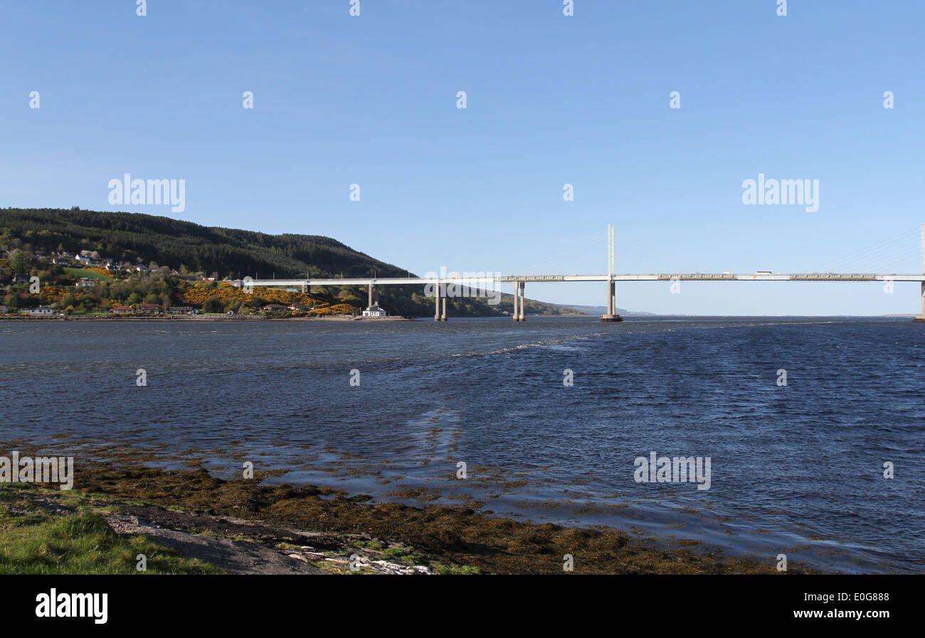 Kessock Bridge across Beauly Firth Inverness Scotland May 2014 Stock ...