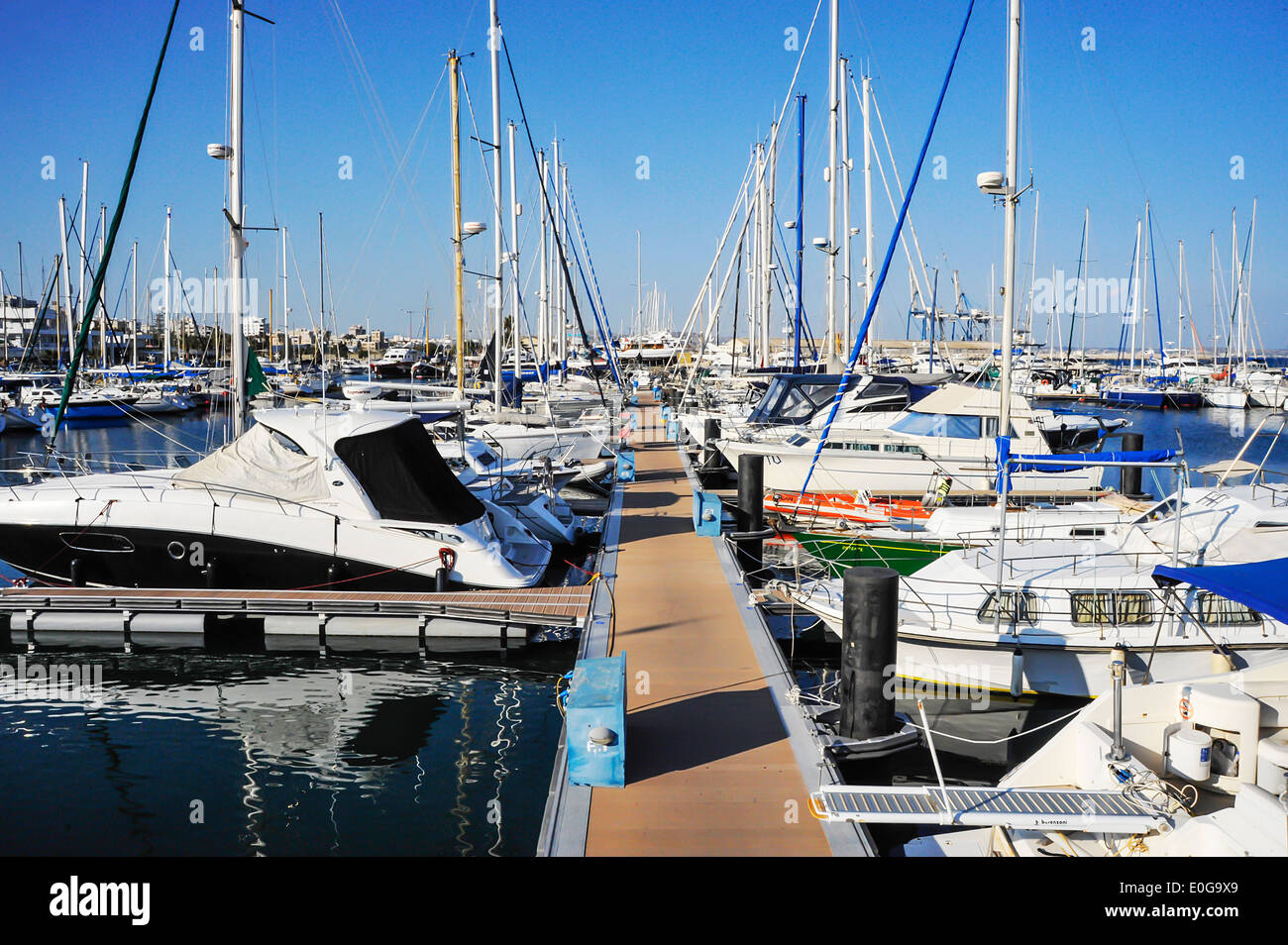 Larnaca marina, Cyprus Stock Photo - Alamy