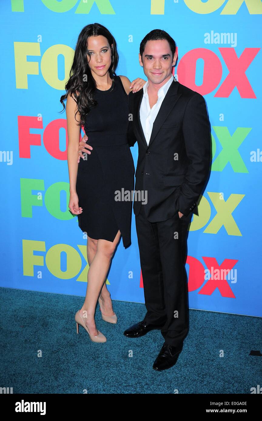 New York, NY, USA. 12th May, 2014. Caroline Ford, Reece Ritchie at arrivals for FOX 2014 ...