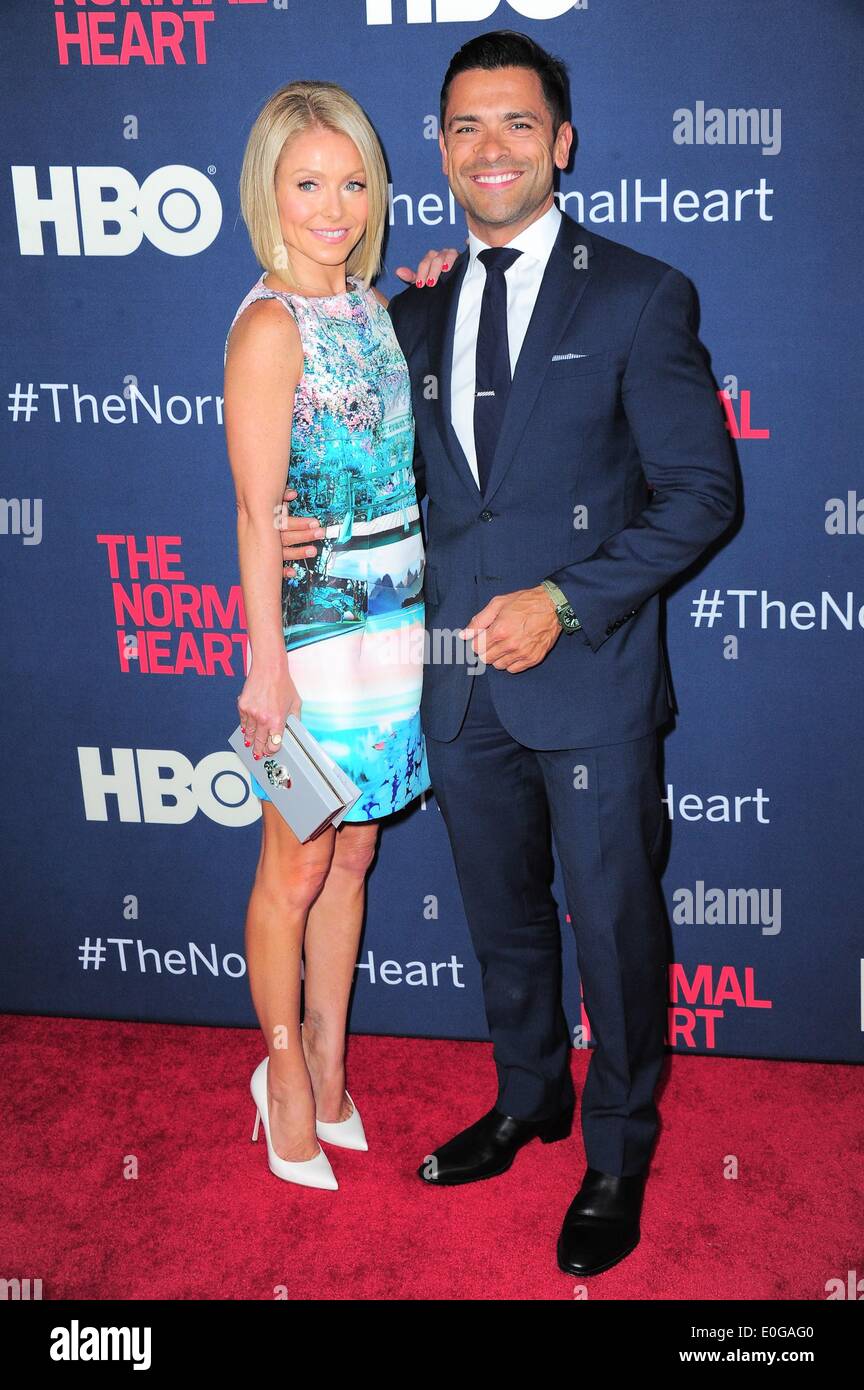 New York, NY, USA. 12th May, 2014. Kelly Ripa, Mark Consuelos at ...