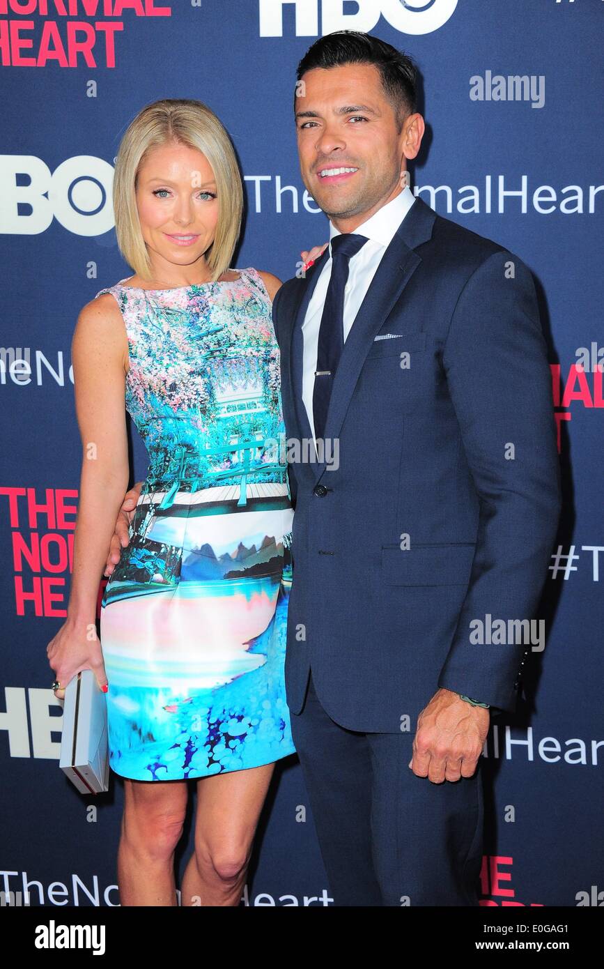 New York, NY, USA. 12th May, 2014. Kelly Ripa, Mark Consuelos at ...