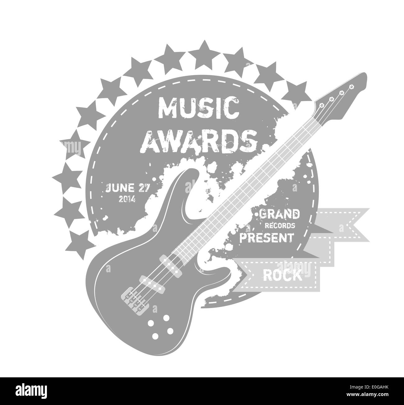 Acoustic guitar with label hi-res stock photography and images - Alamy