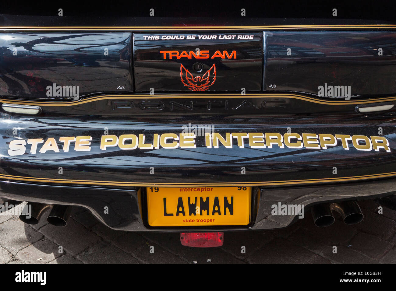 Trans am police car hi-res stock photography and images - Alamy
