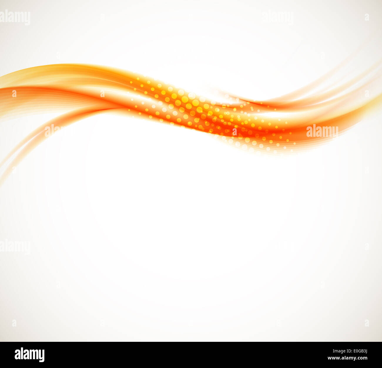 Abstract orange wave Stock Photo - Alamy