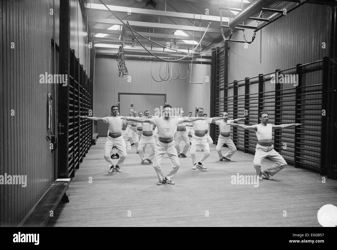 Vintage men at gym hi-res stock photography and images - Alamy
