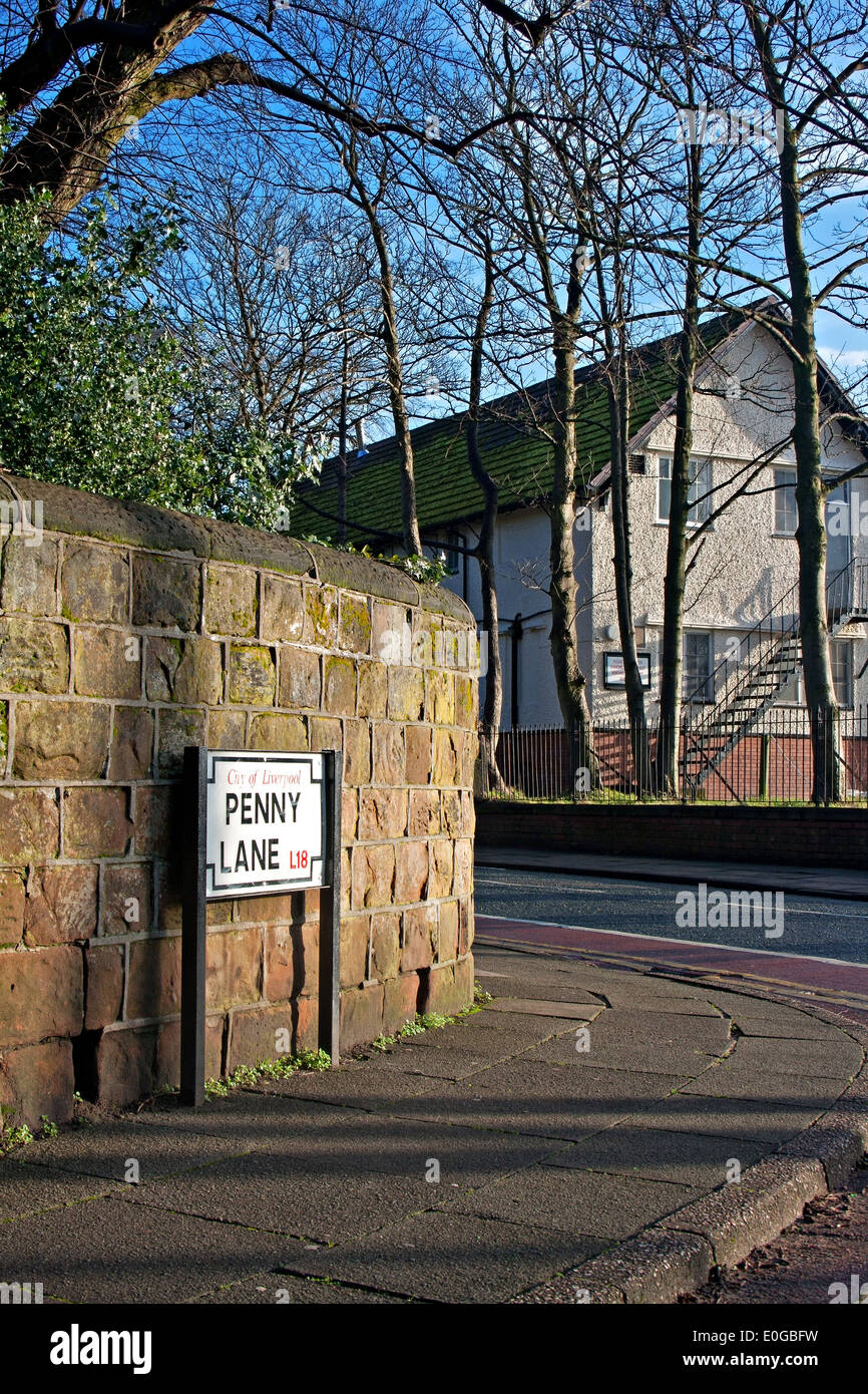Penny lane liverpool hi-res stock photography and images - Alamy