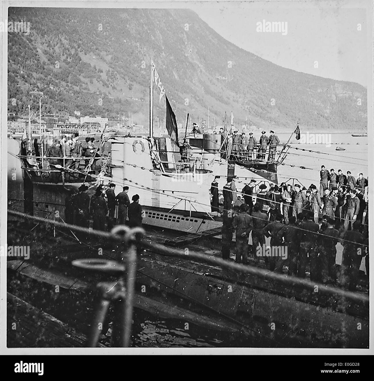 Nazi kriegsmarine german u boat Black and White Stock Photos & Images ...