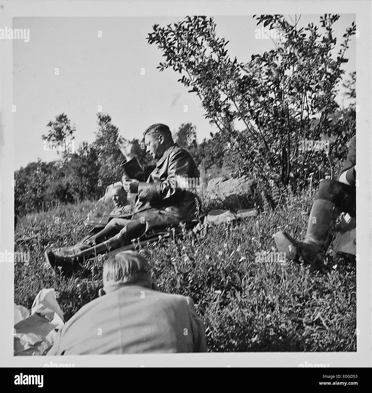 A scene from the occupation of Norway during World War II, showing life ...