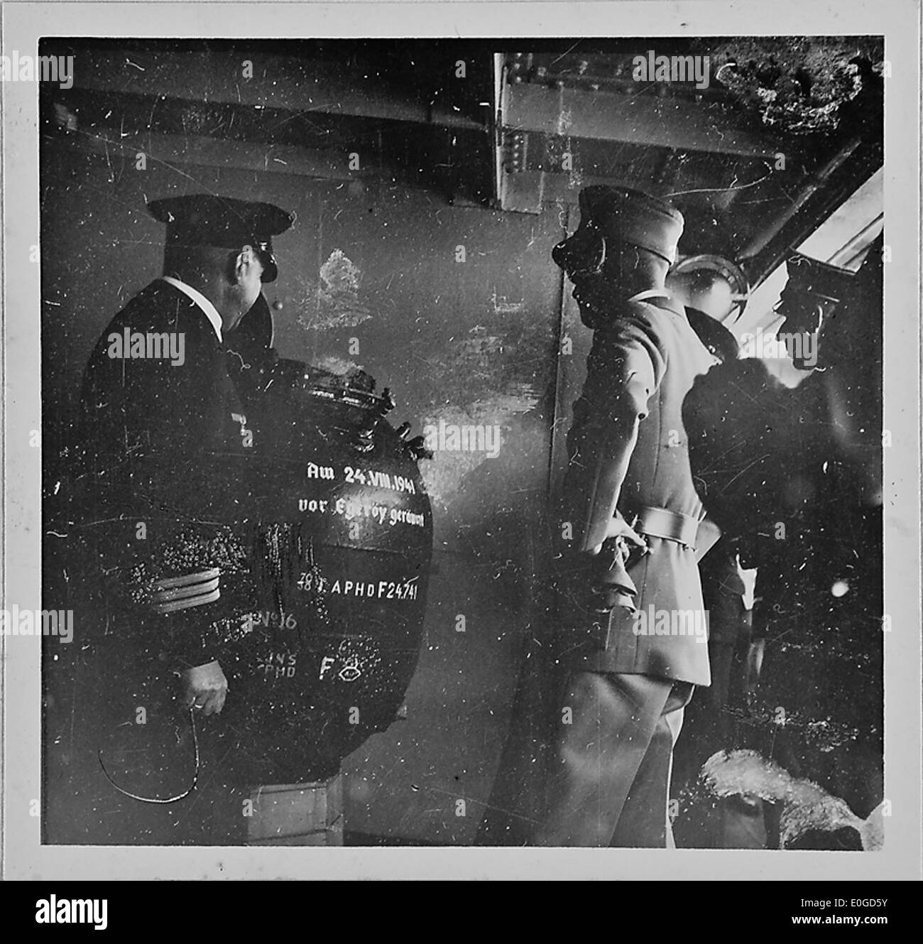 A historical photograph from World War II, featuring the ship Bali ...