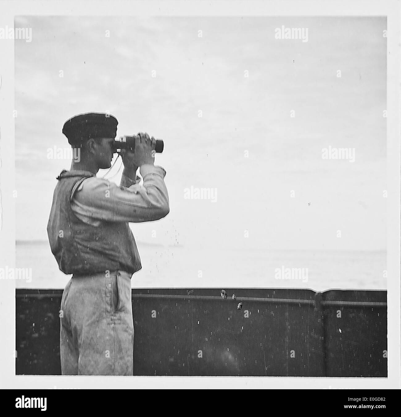This image captures a moment from World War II, showing the events of ...