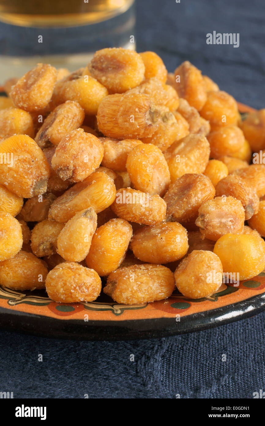 Corn Nuts a roasted and seasoned maize snack Stock Photo - Alamy
