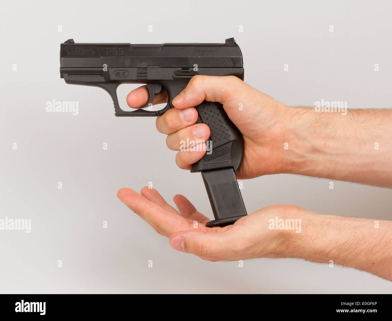 Woman loading gun hi-res stock photography and images - Alamy