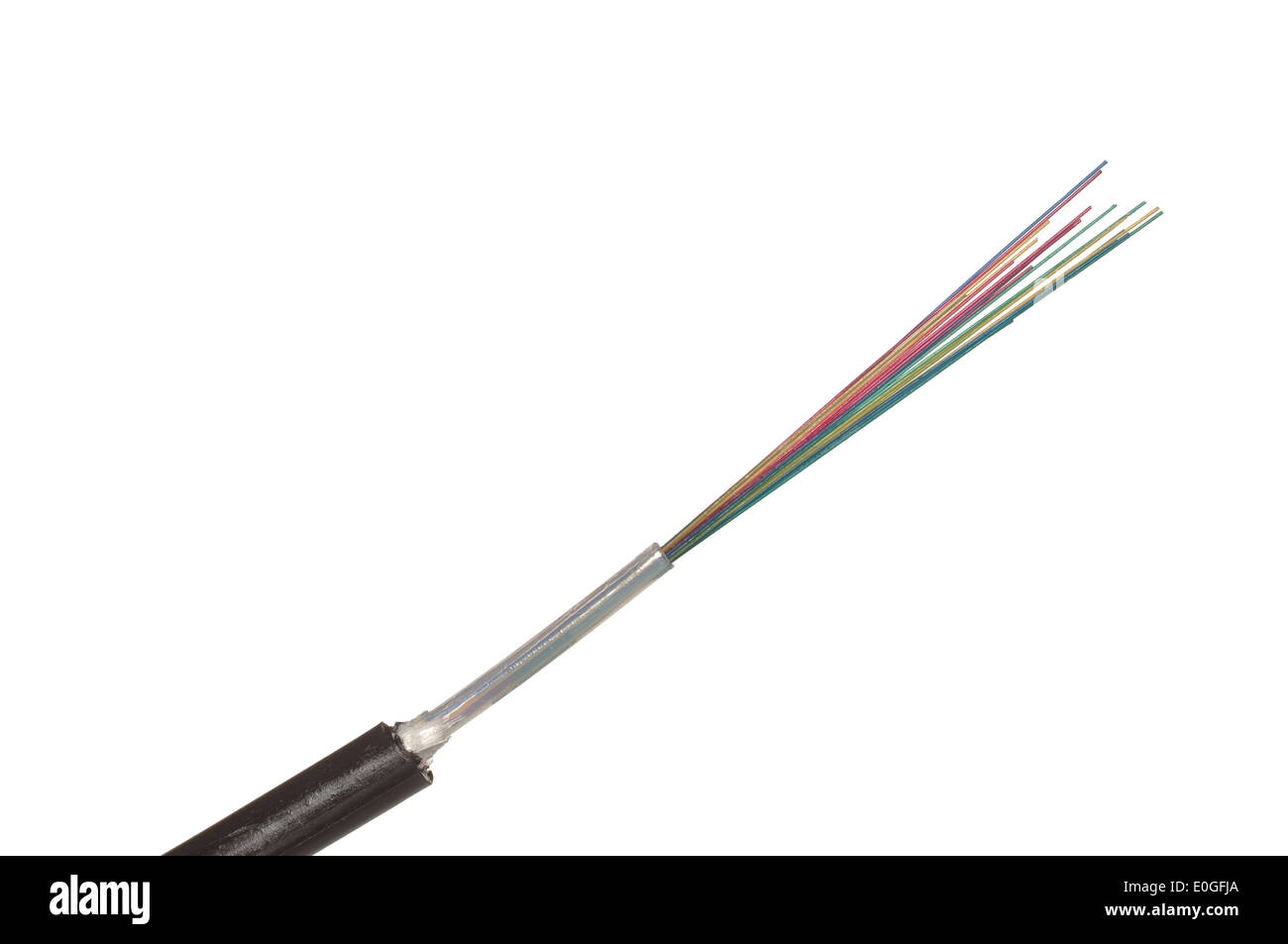 Fiber optic cable Cut Out Stock Images & Pictures - Alamy