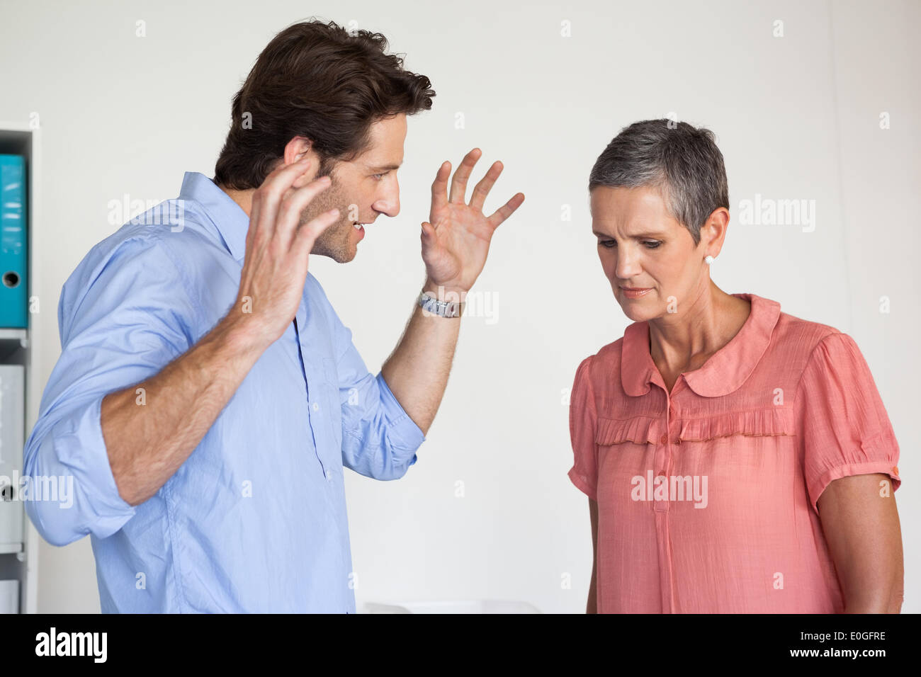 Boss Shouting Employee High Resolution Stock Photography and Images - Alamy