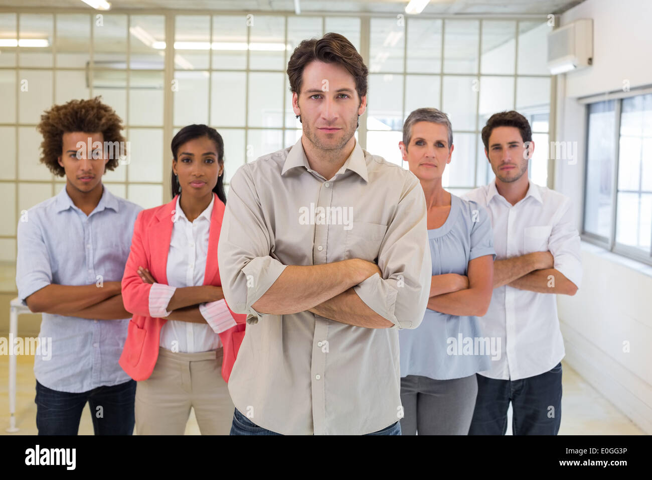 Female boss employees hi-res stock photography and images - Alamy