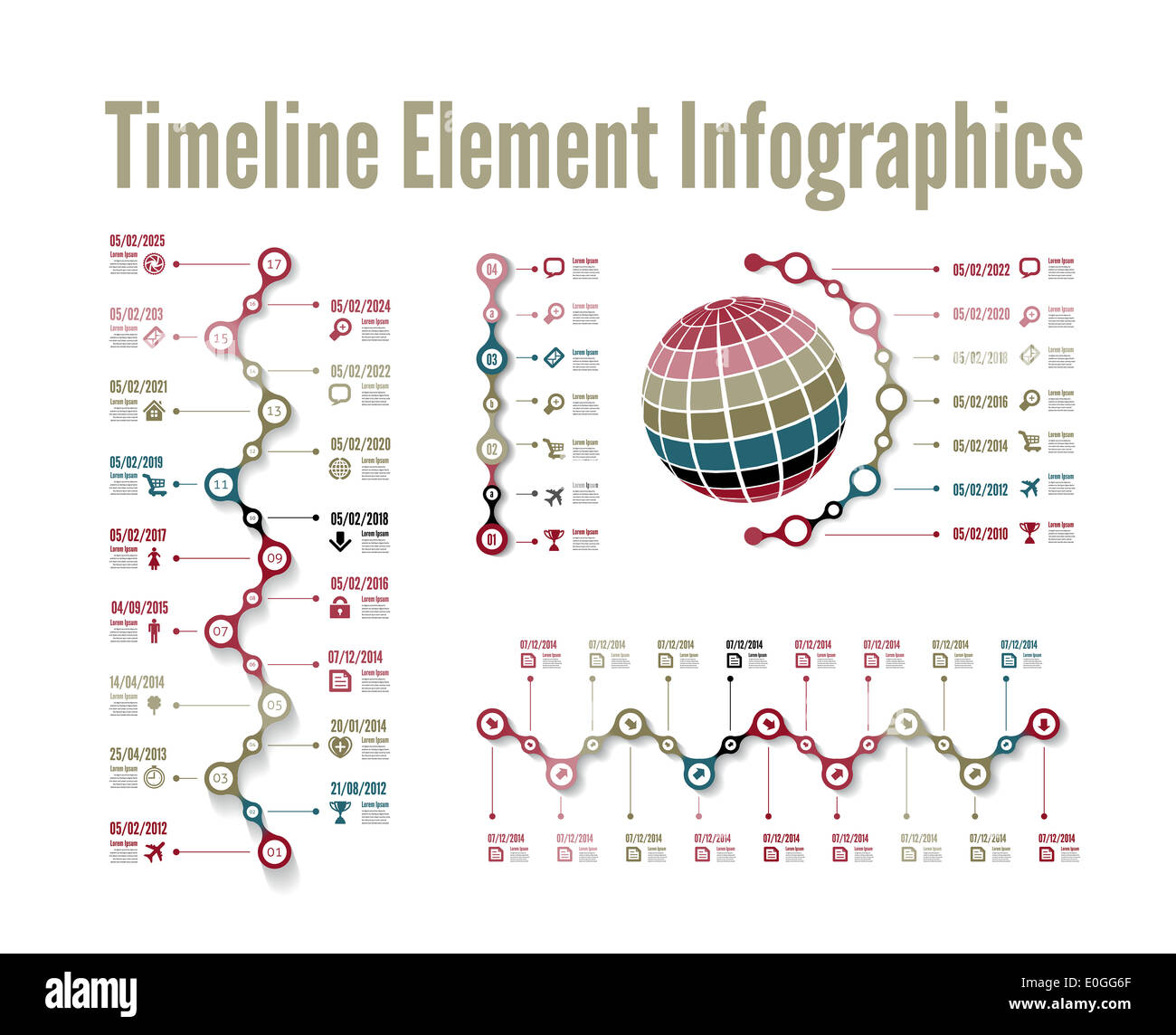Timeline of the earth Cut Out Stock Images & Pictures - Alamy