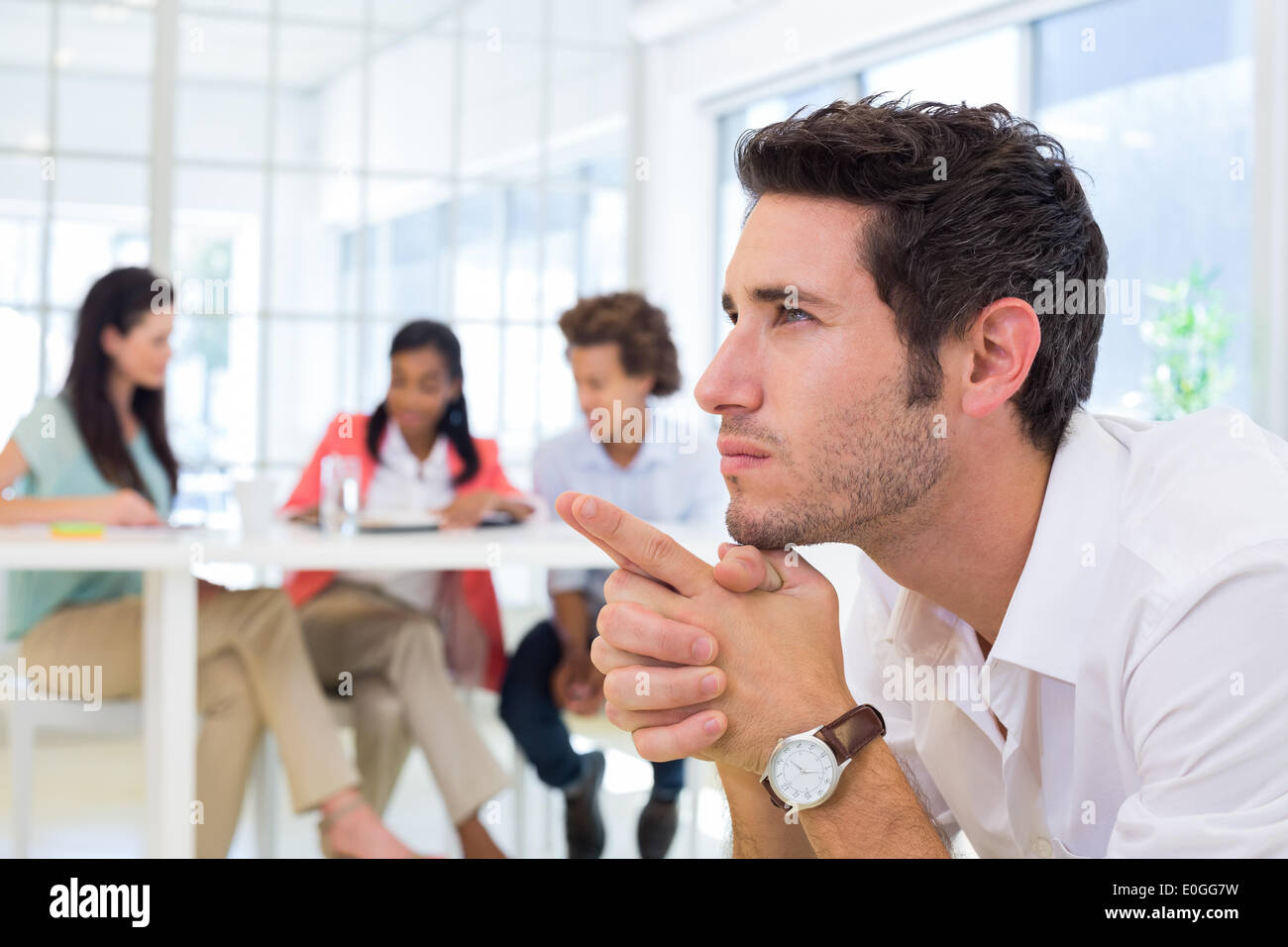 Serious contemplating hi-res stock photography and images - Alamy