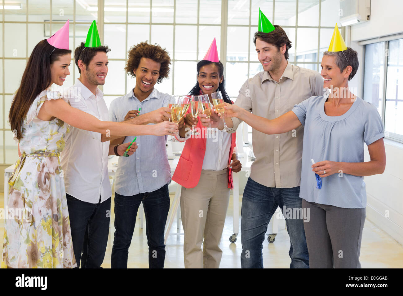 Celebrate coworkers hi-res stock photography and images - Alamy