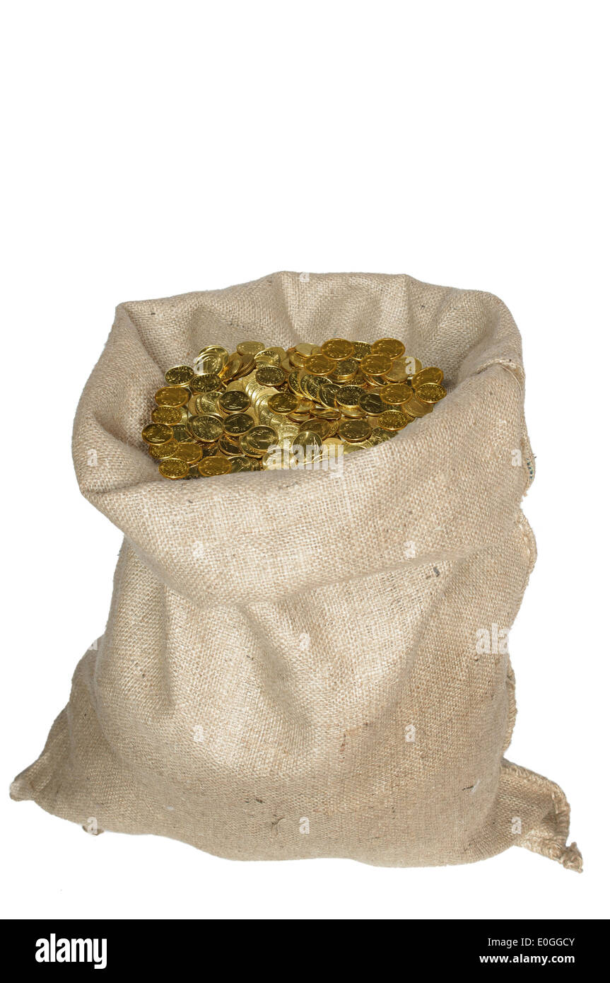 Gold money bag hi-res stock photography and images - Alamy