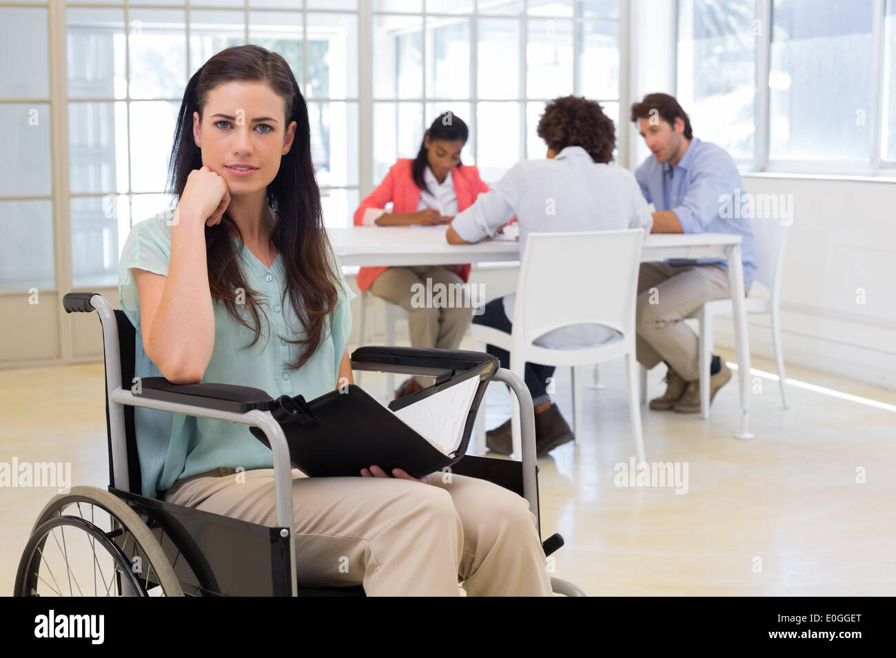 Disabled at work hi-res stock photography and images - Alamy