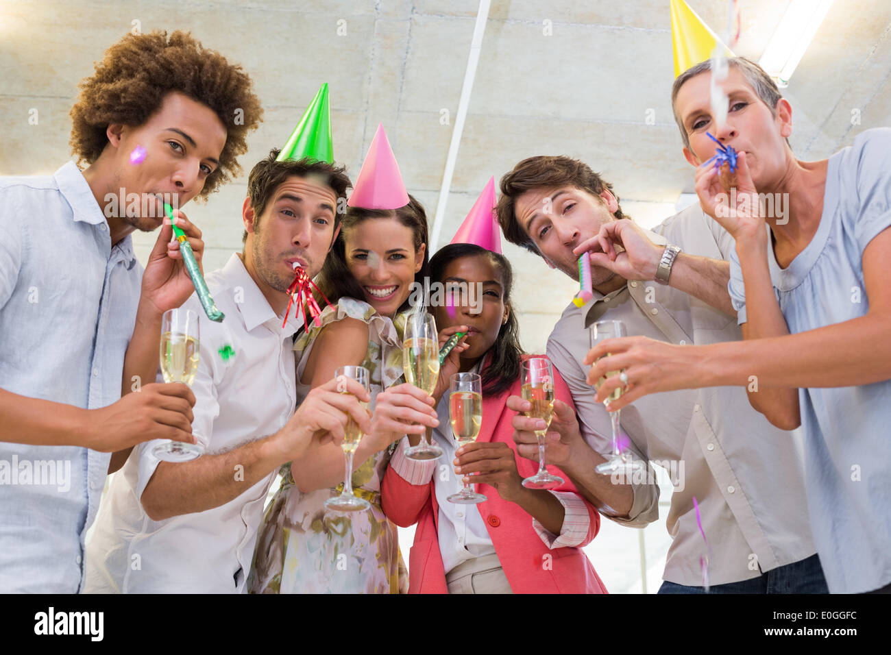 Business people celebrating workplace hi-res stock photography and ...