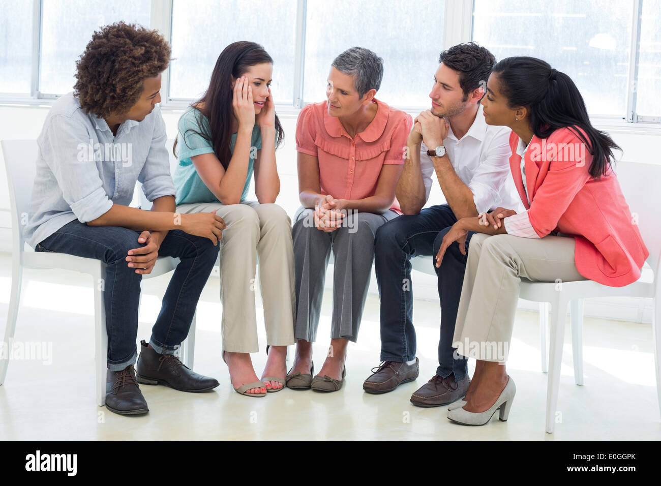 Group therapy session hi-res stock photography and images - Alamy