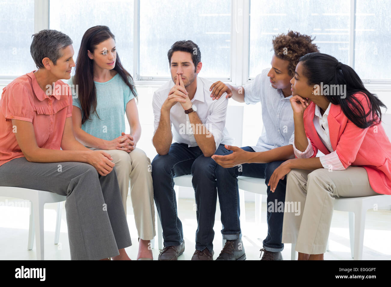Group therapy session hi-res stock photography and images - Alamy