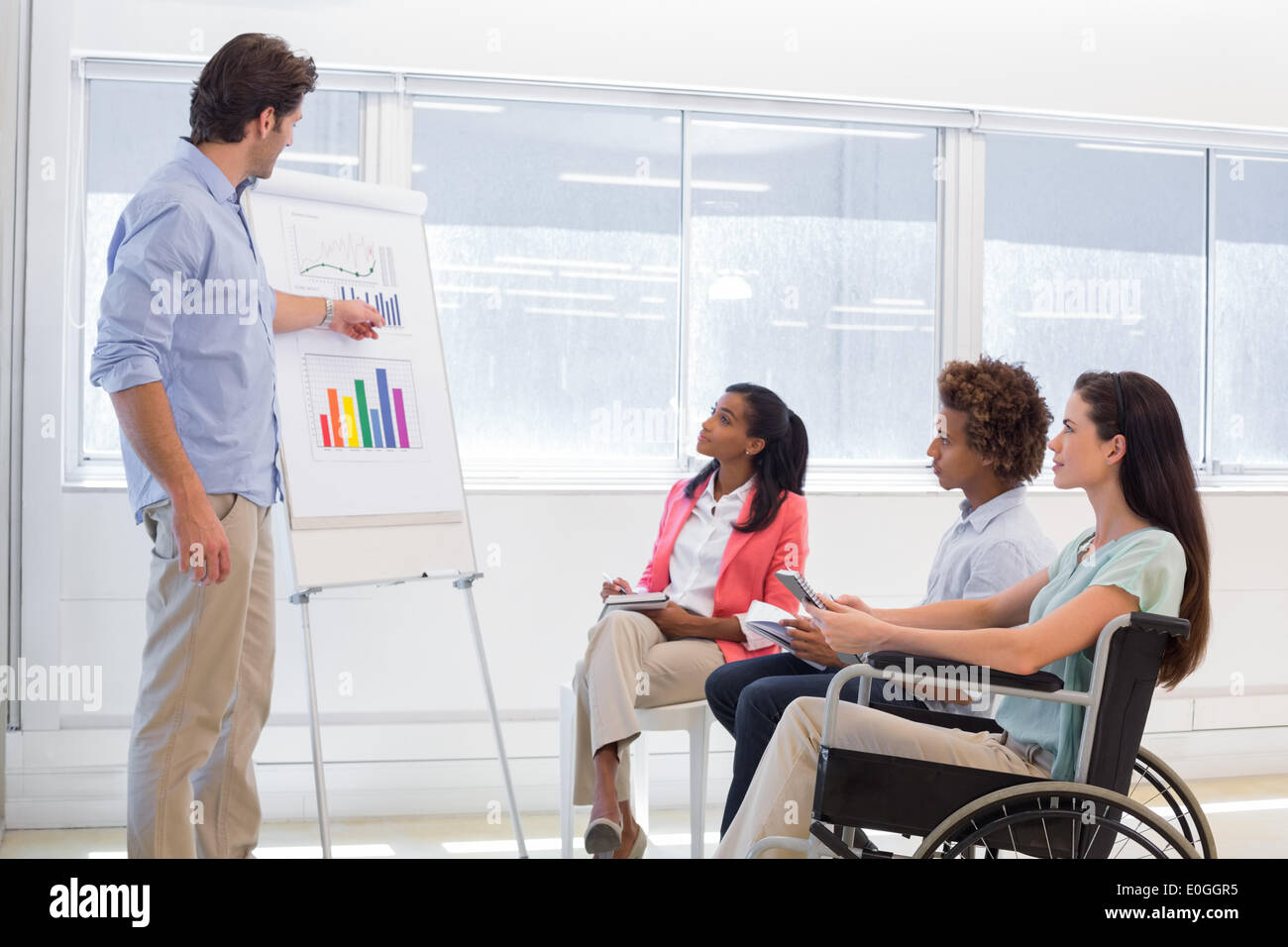 Presenting graph hi-res stock photography and images - Alamy