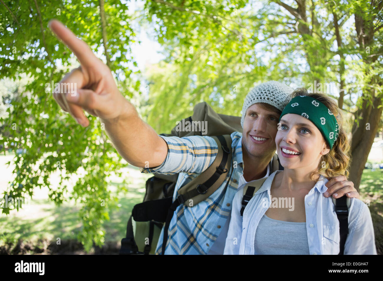 Couple man woman exploring exploration hi-res stock photography and ...