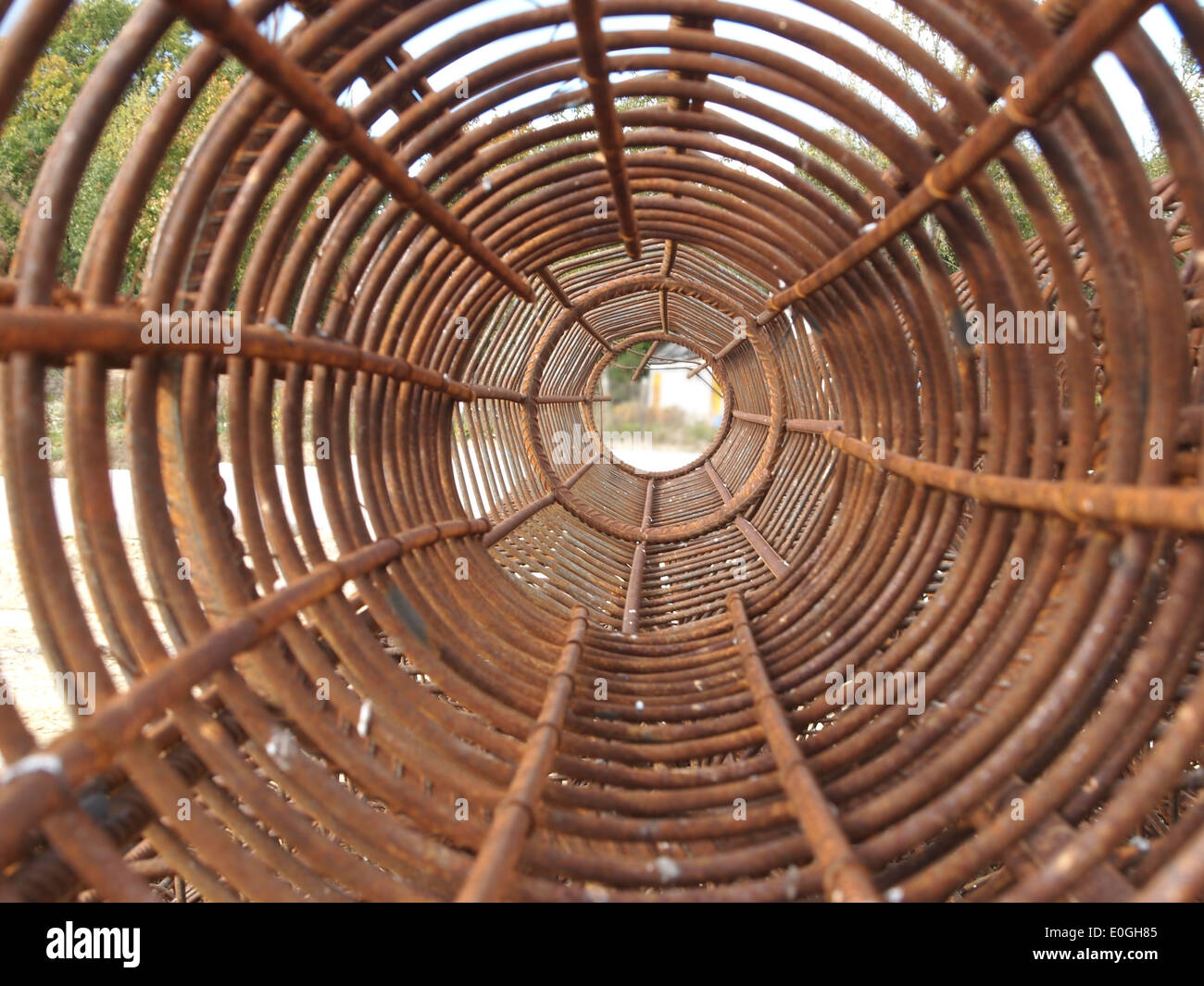 metal rusty armature in shape of cylinder Stock Photo - Alamy