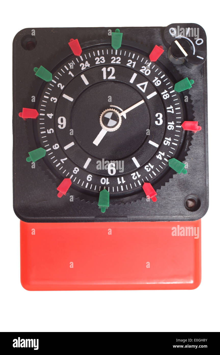 Wake up analog clock Cut Out Stock Images & Pictures - Alamy