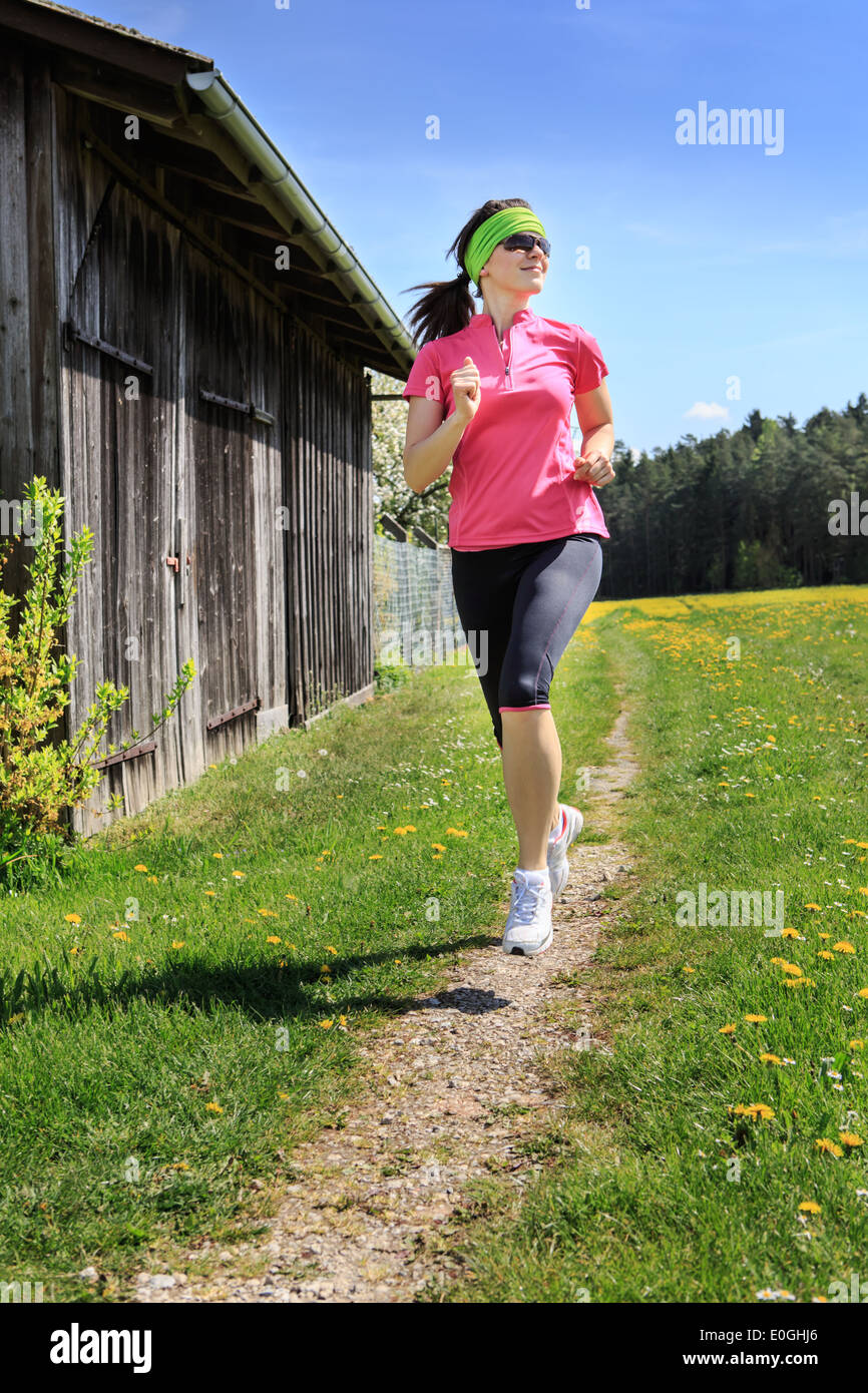 Run through the fields hi-res stock photography and images - Alamy