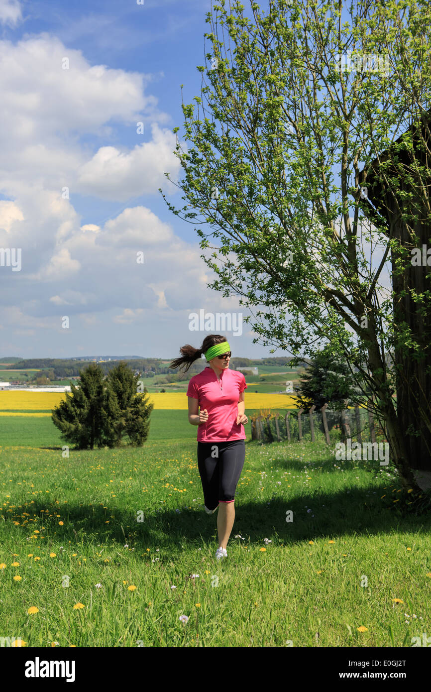 Run through the fields hi-res stock photography and images - Alamy