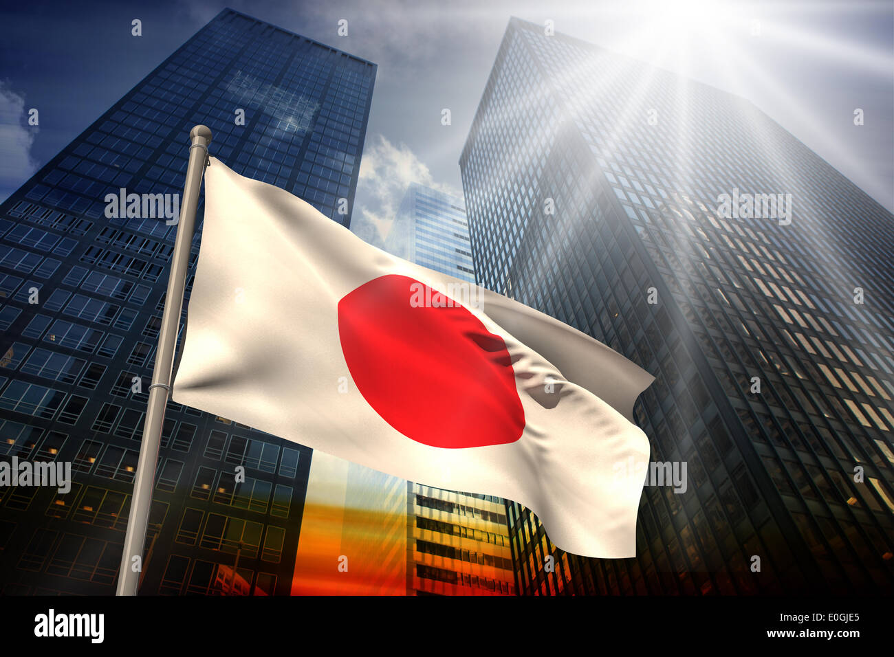 Japan national flag Stock Photo - Alamy