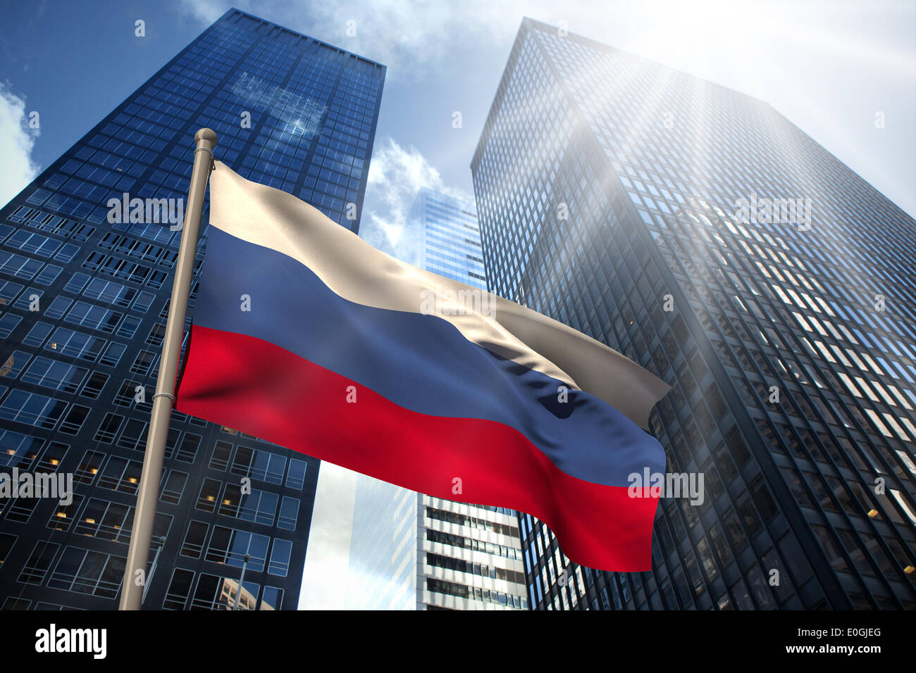Russia national flag Stock Photo - Alamy