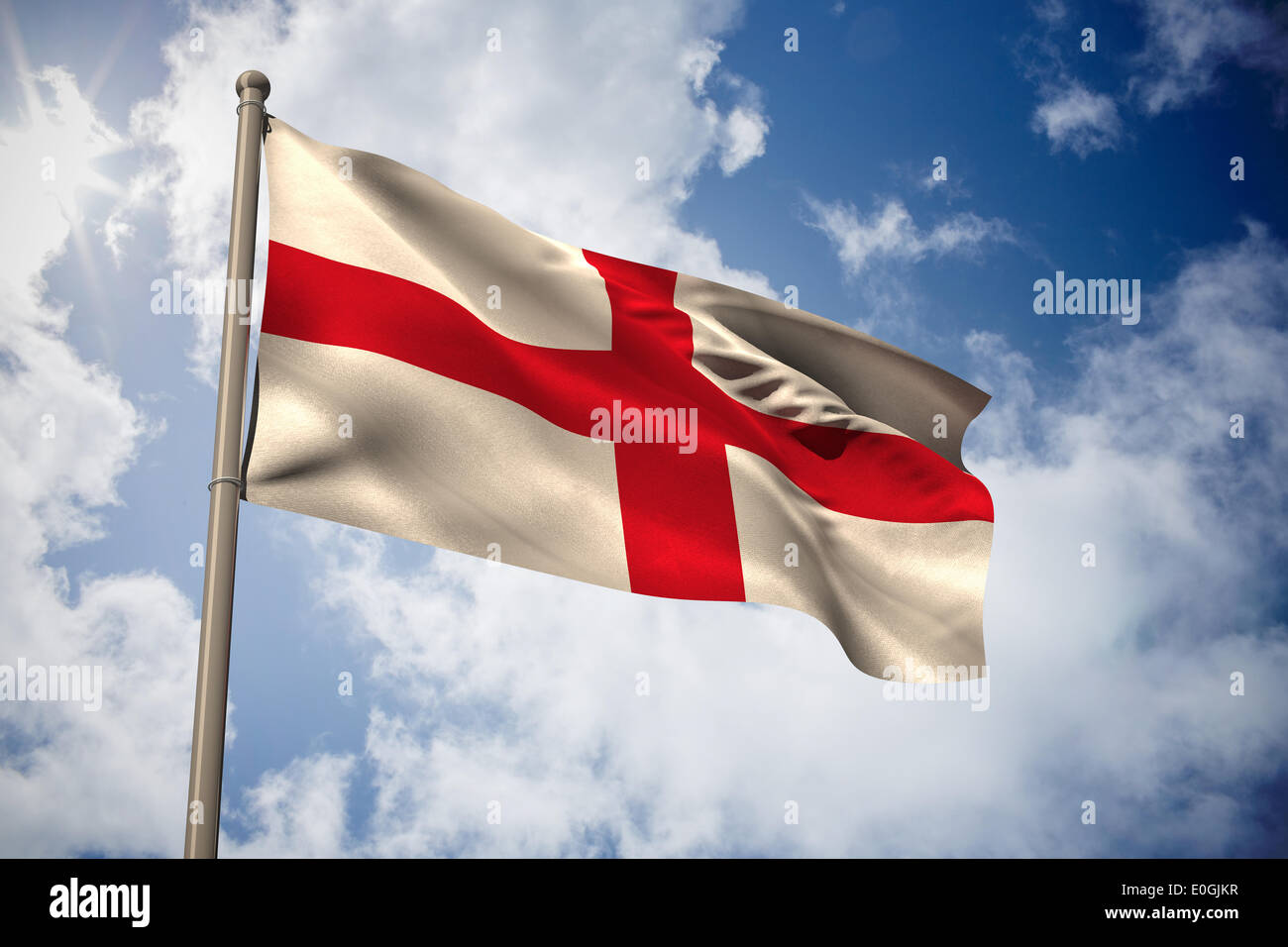 England national flag Stock Photo - Alamy
