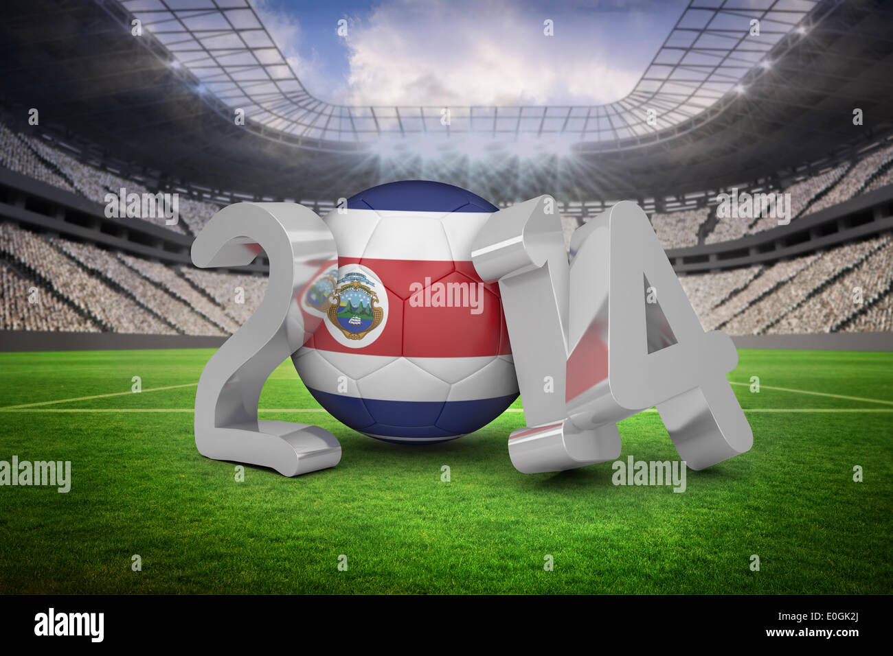 Costa rica world cup 2014 Stock Photo - Alamy